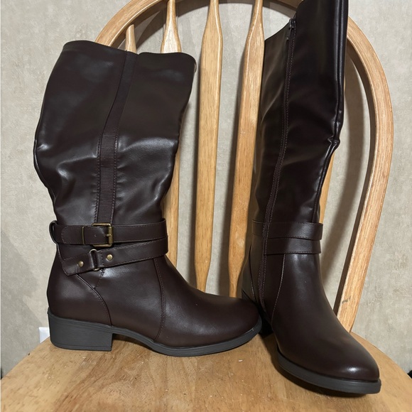 croft & barrow | Shoes | Croft Barrow Dark Brown Heeled Boots | Poshmark